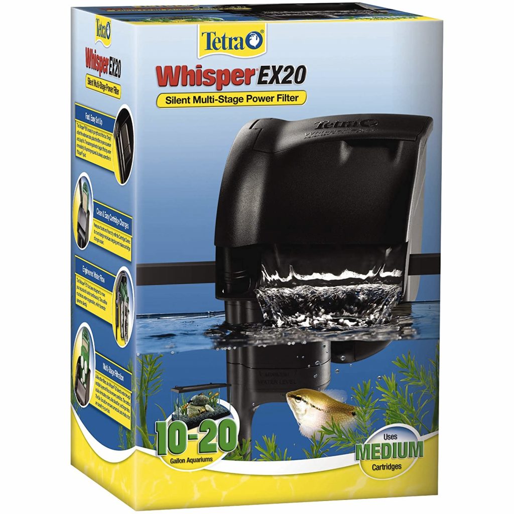 Tetra Whisper EX 20 Silent Multi-Stage Power Filter - Aquascaping Pro